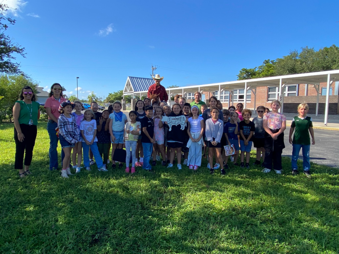 Adopt A Cowboy program visits PIE - Pineisland Eagle